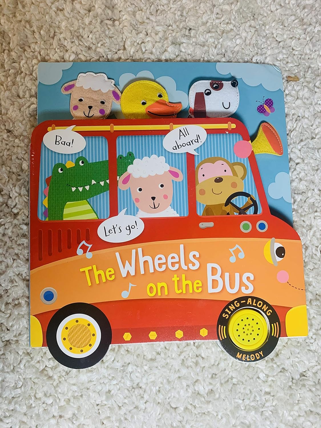 Amazon.com: Kidsbooks The Wheels on The Bus: Sing-Along Melody ...