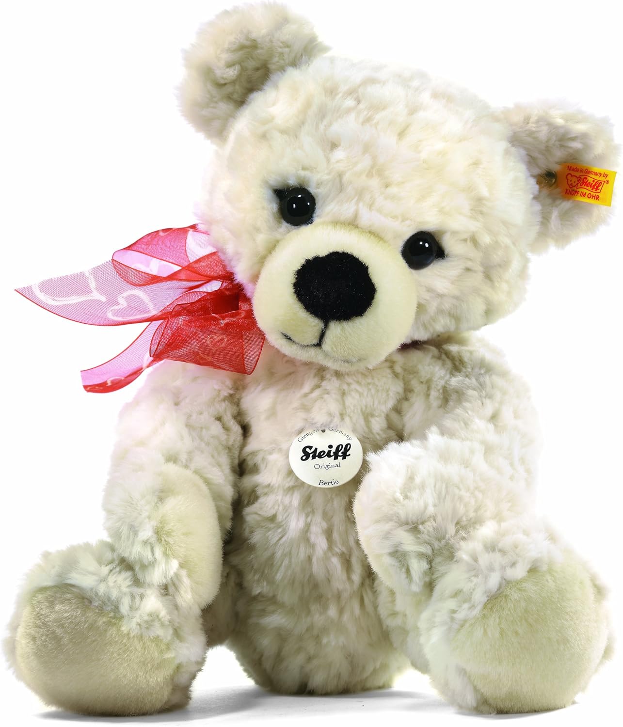 Steiff 13218 - Oso de peluche Bernie (35 cm), color crema [importado de ...