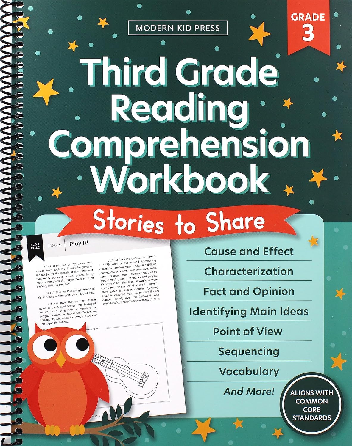 The 3rd Grade Reading Comprehension Workbook for Kids: Fun and Engaging ...