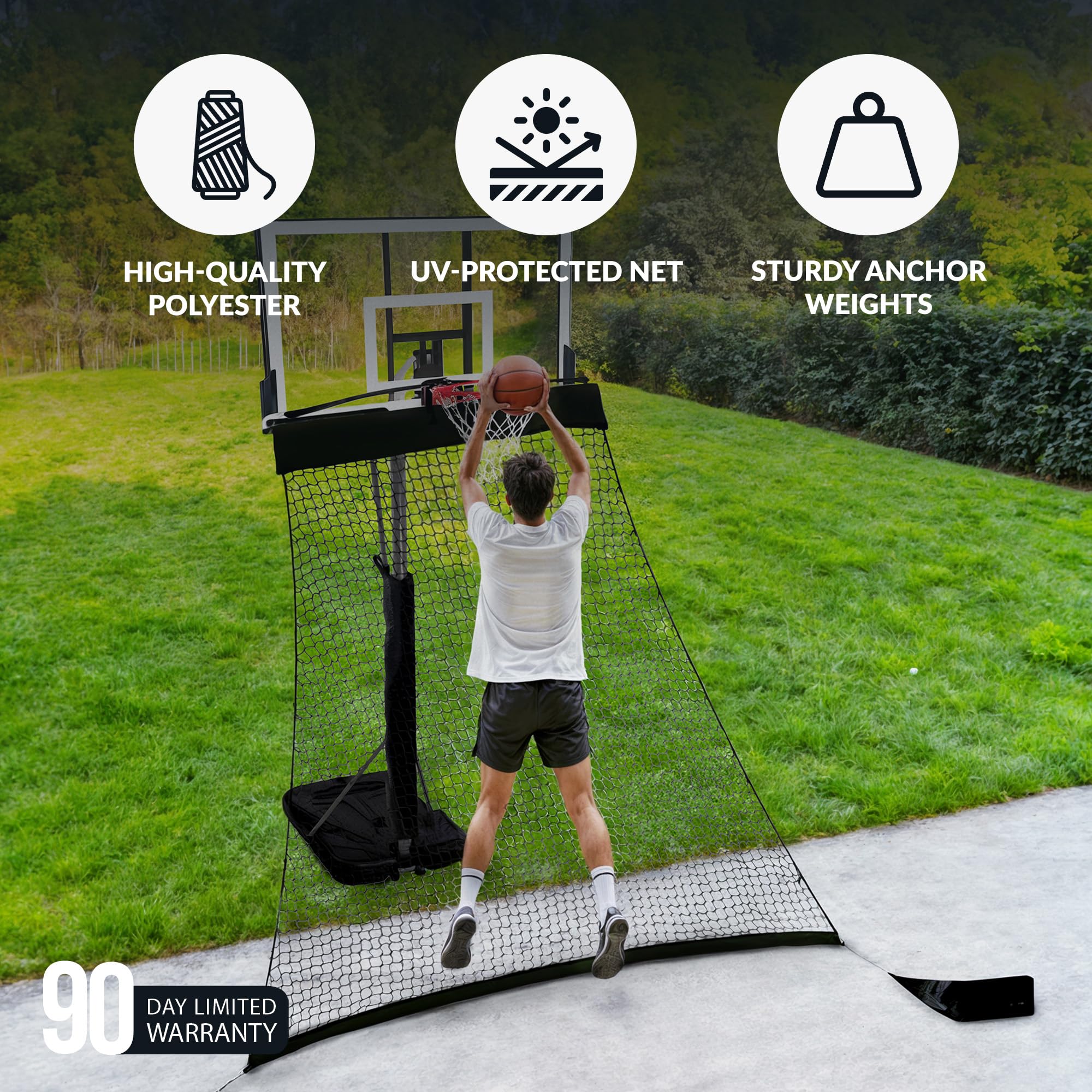 Snapklik.com : Hathaway Rebounder Basketball Return System For Shooting ...