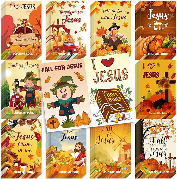 Amazon.com: Cholemy 100 Pcs Coloring Book Mini Coloring Books Holiday ...