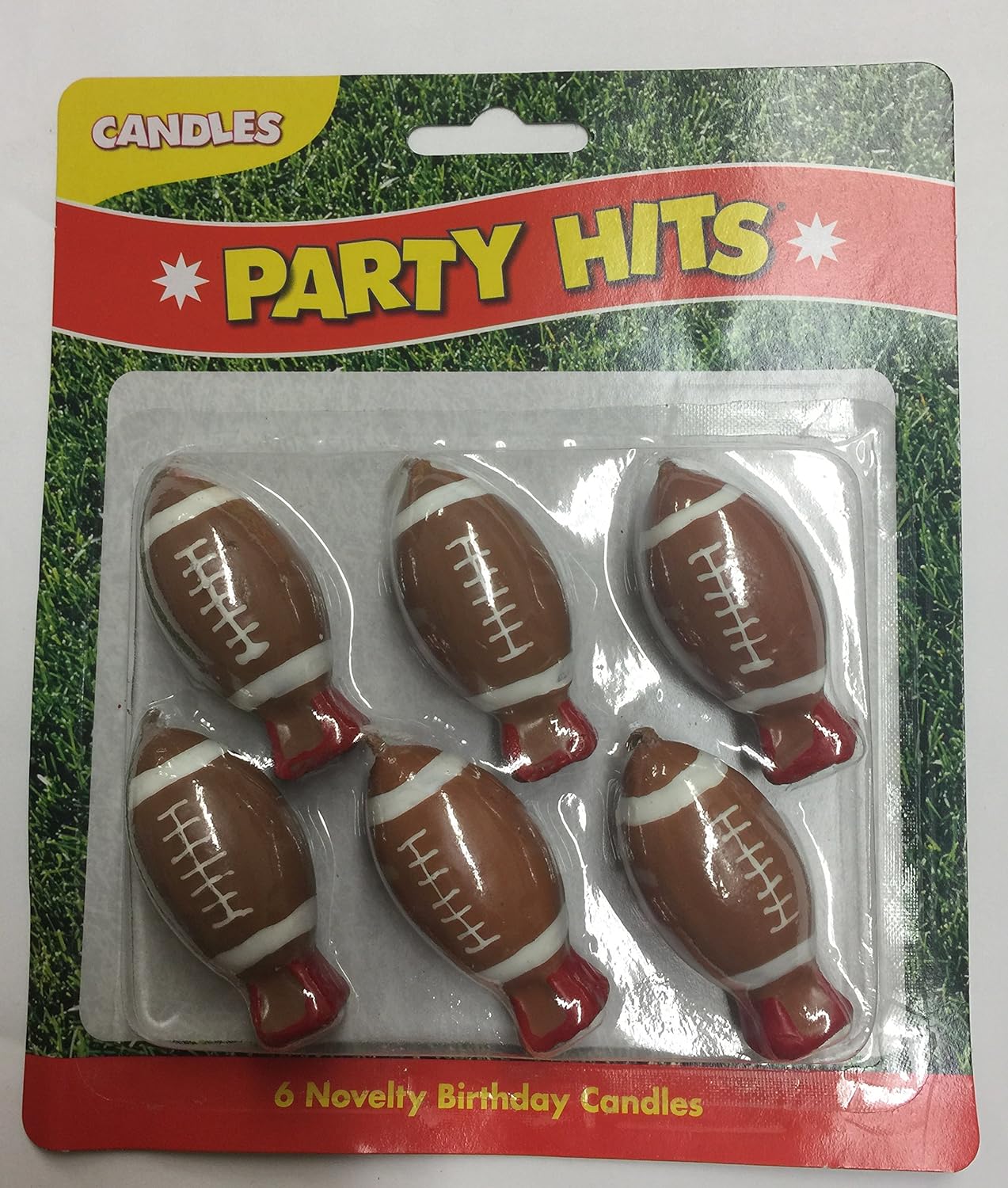 Amazon.com: Oasis Supply Football Party Candles - 6 Birthday Candles ...
