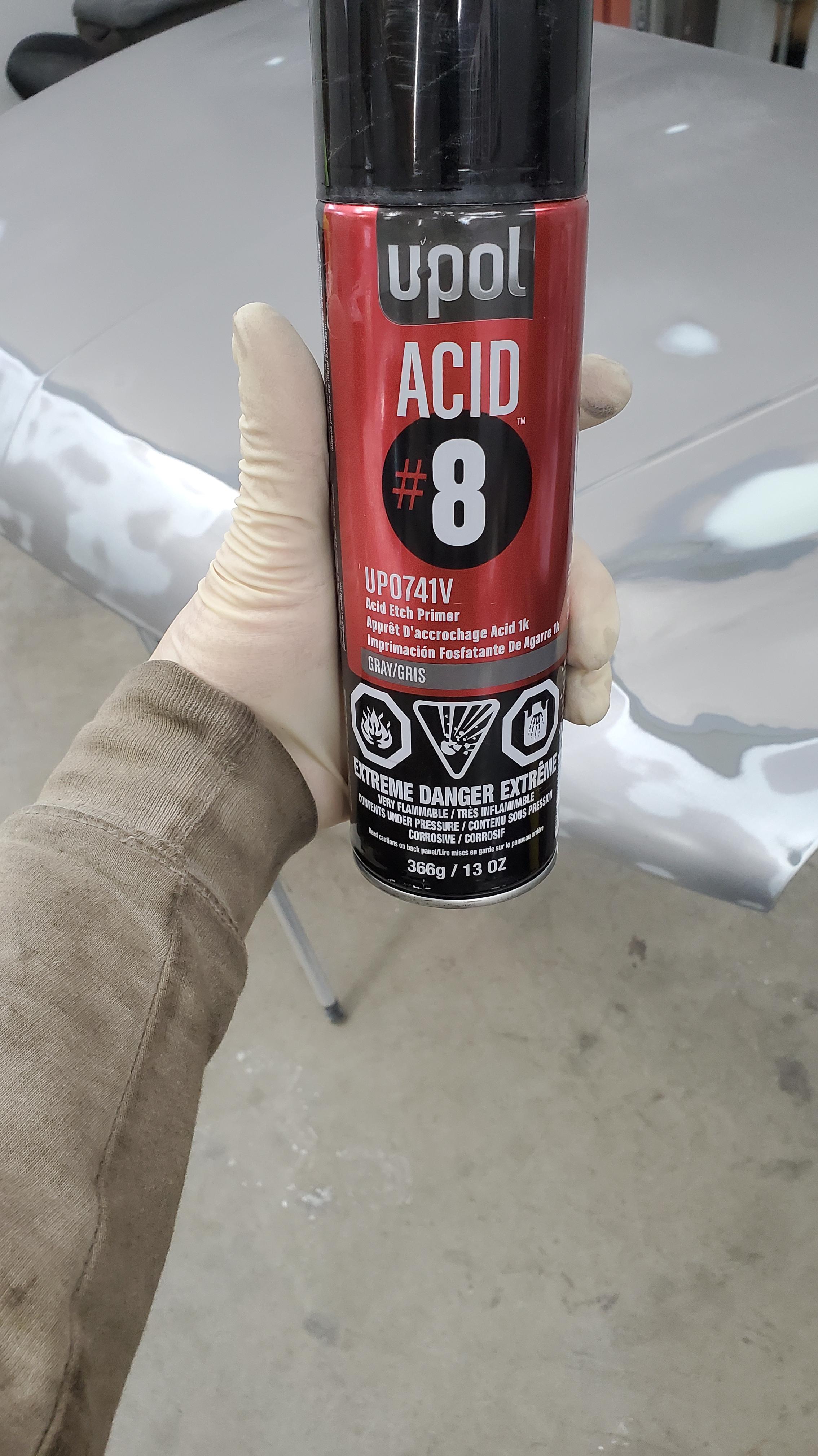 Snapklik.com : U-POL 0741V Acid#8 Etch R Gray Aerosol