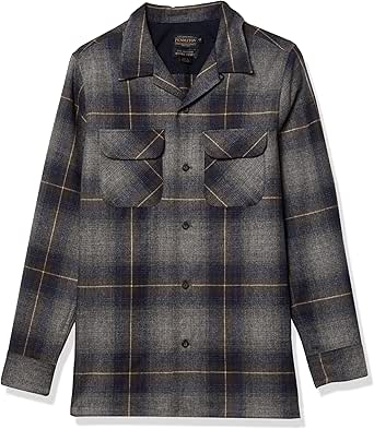 Amazon.co.jp: Pendleton メンズ 長袖 フィットボードシャツ : ファッション