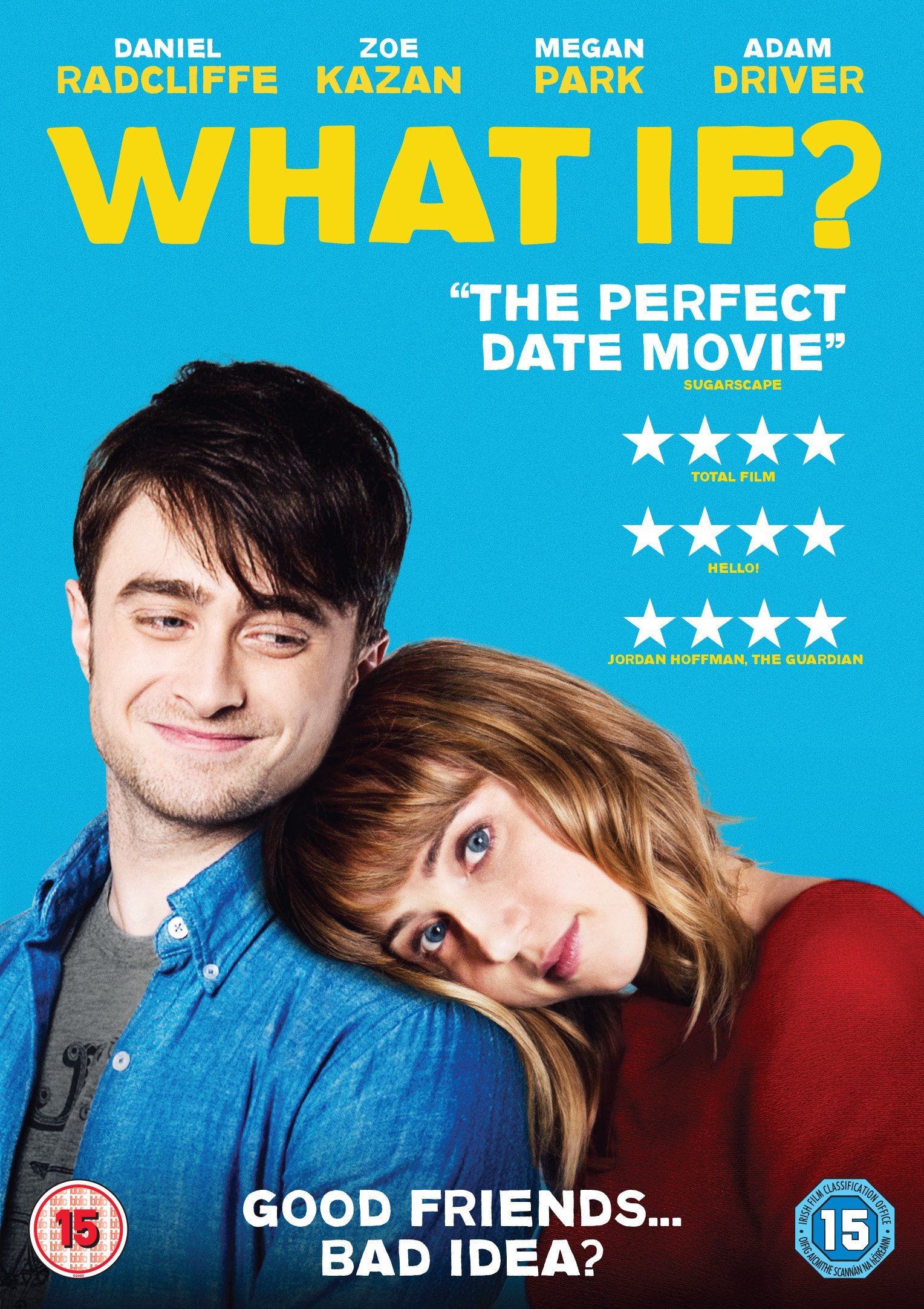 What If [DVD] [2014]: Amazon.co.uk: Daniel Radcliffe, Zoe Kazan, Megan ...