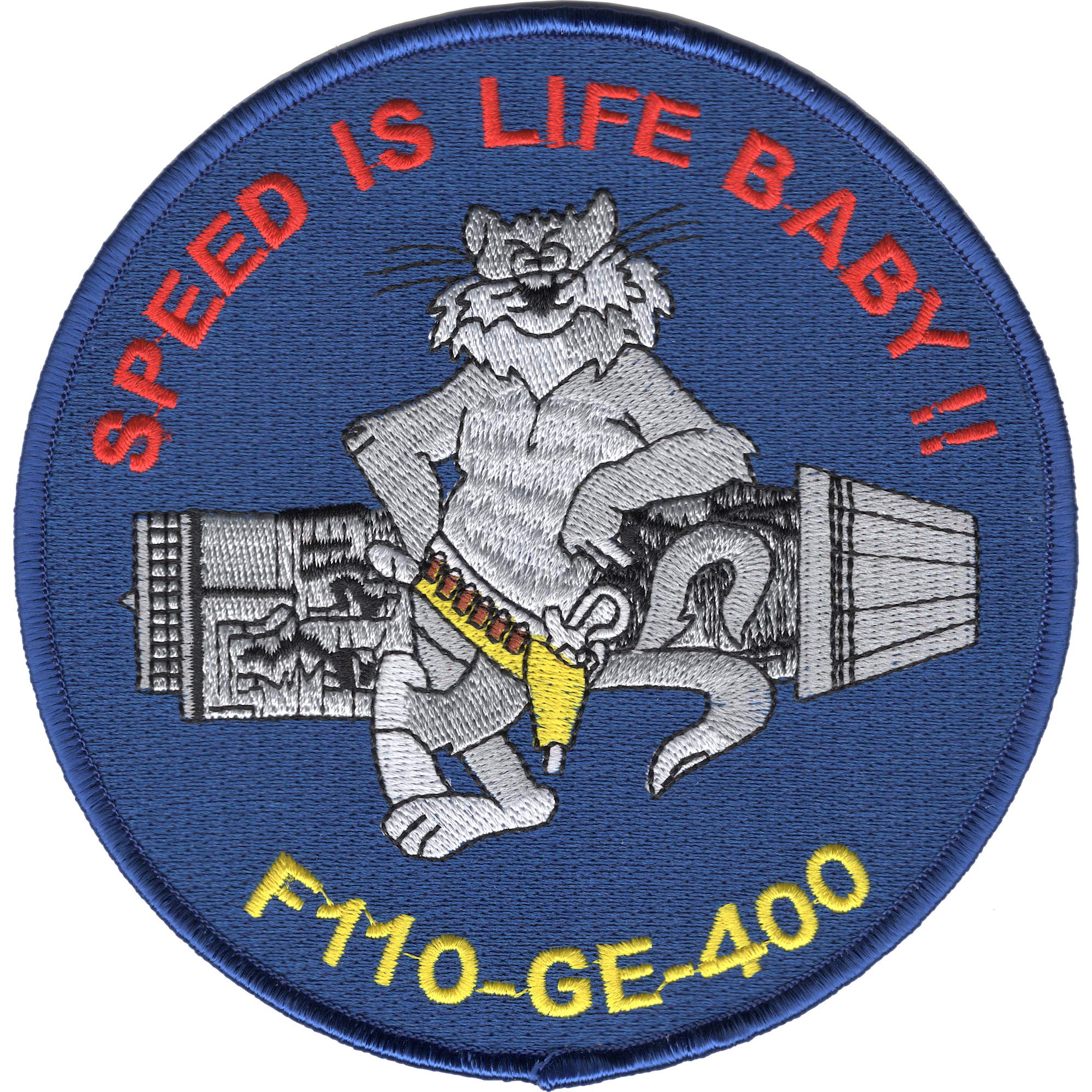 Amazon.com: F-14 Tomcat F-110-Ge-400 Engine Patch Speed Is Life Baby ...