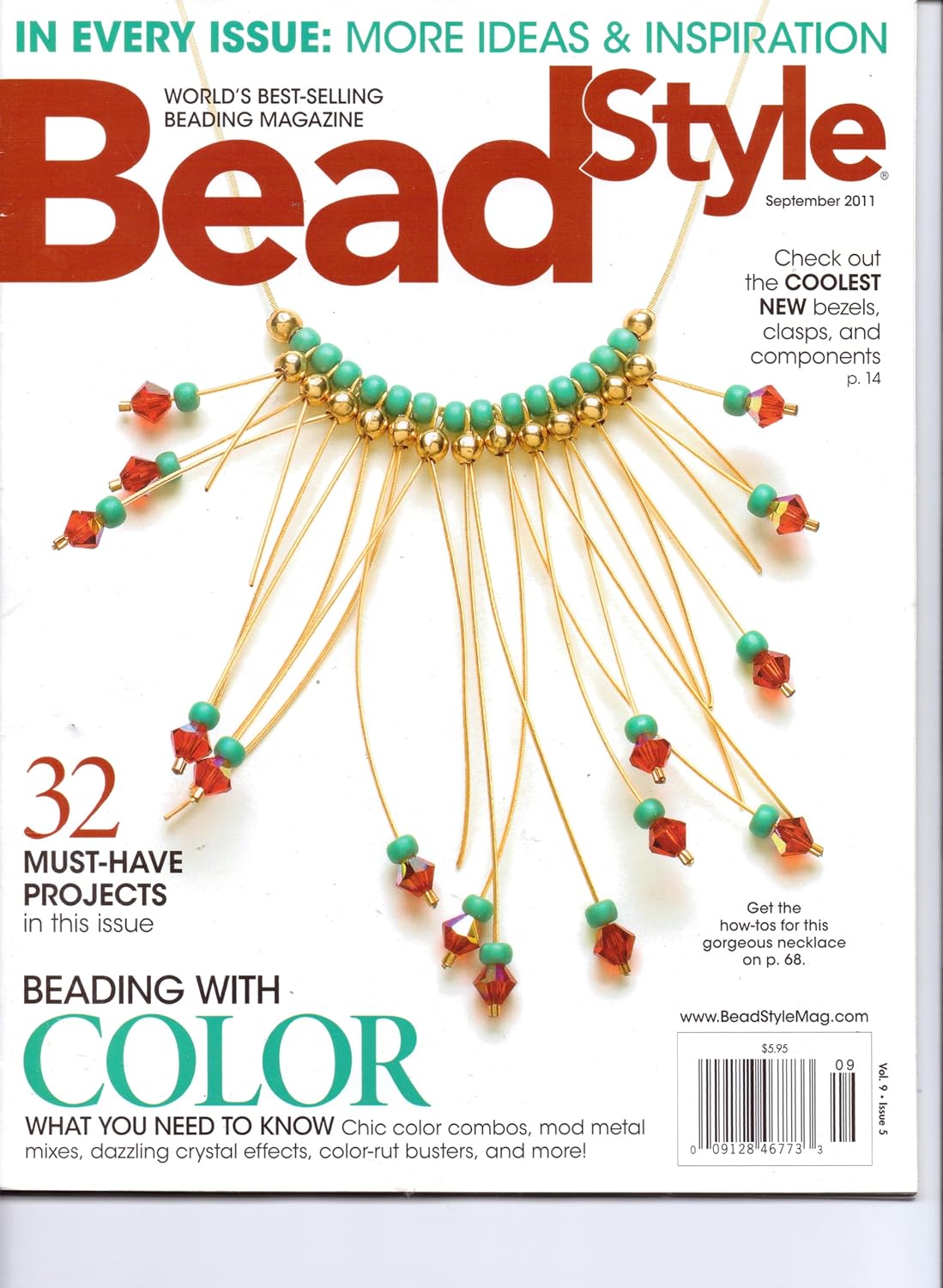 BEAD STYLE Magazine. 32 Must Have Projects. Vol 9. #5. 2011.: Various ...