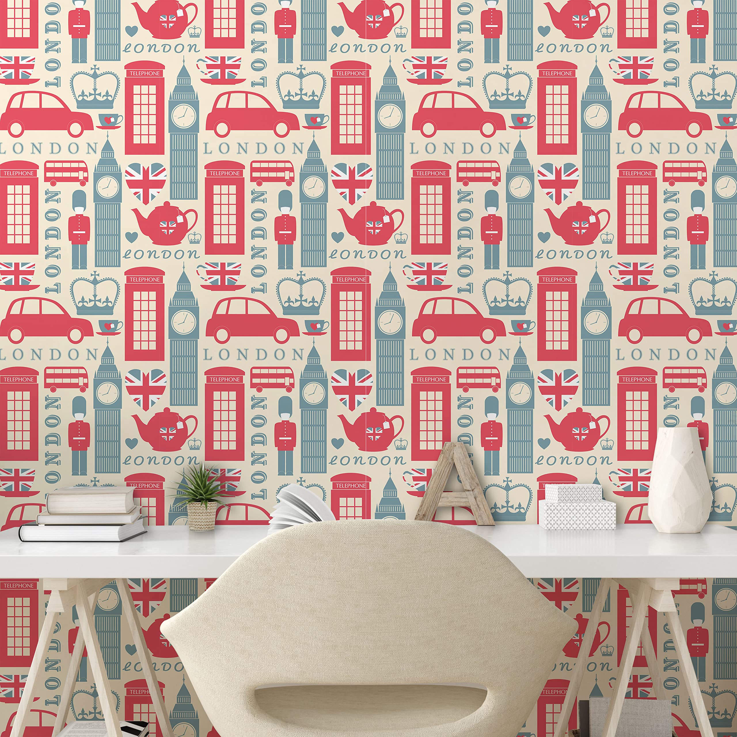 London Themed Wallpaper