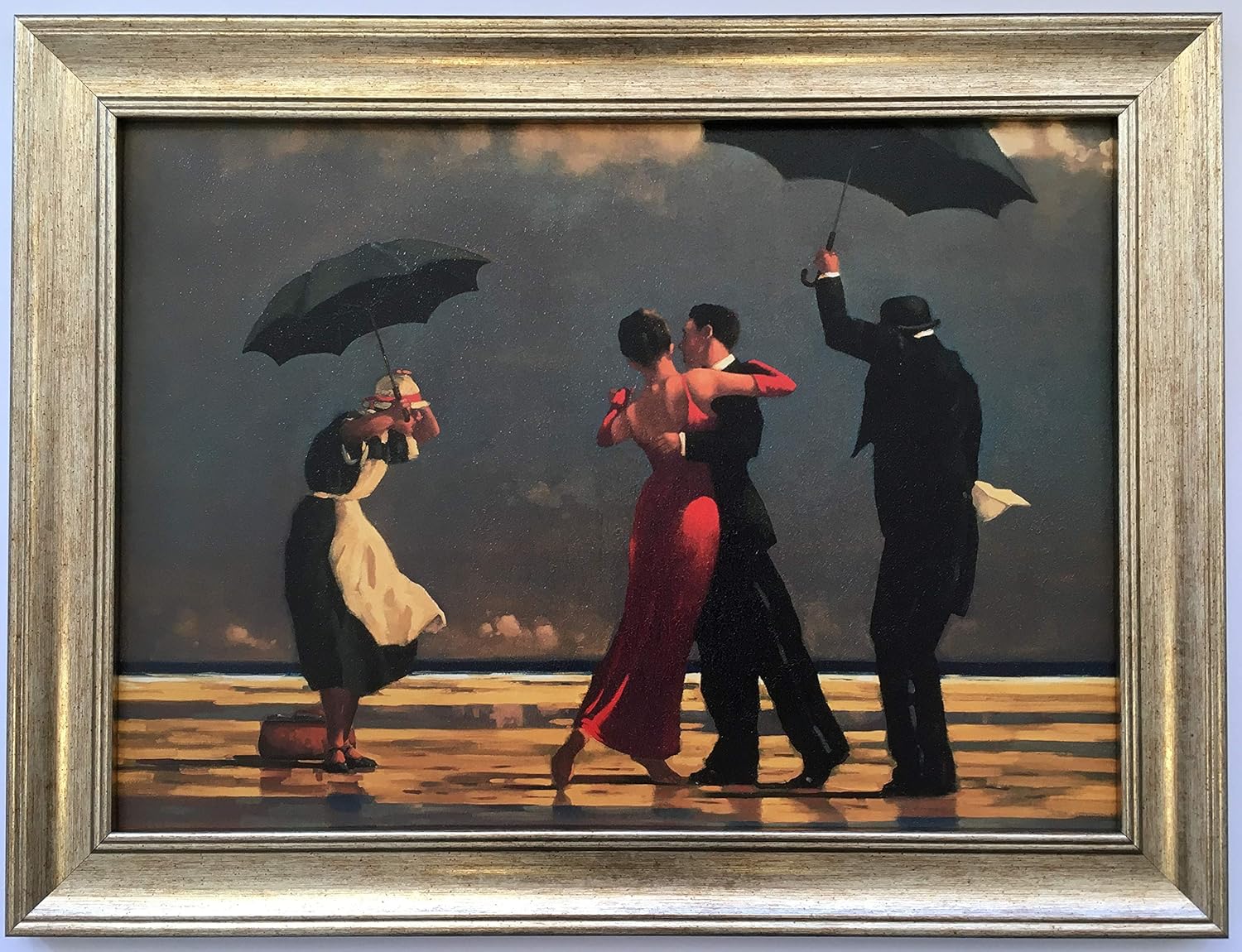 Keats Gallery The Singing Butler by Jack Vettriano Framed Canvas Effect ...