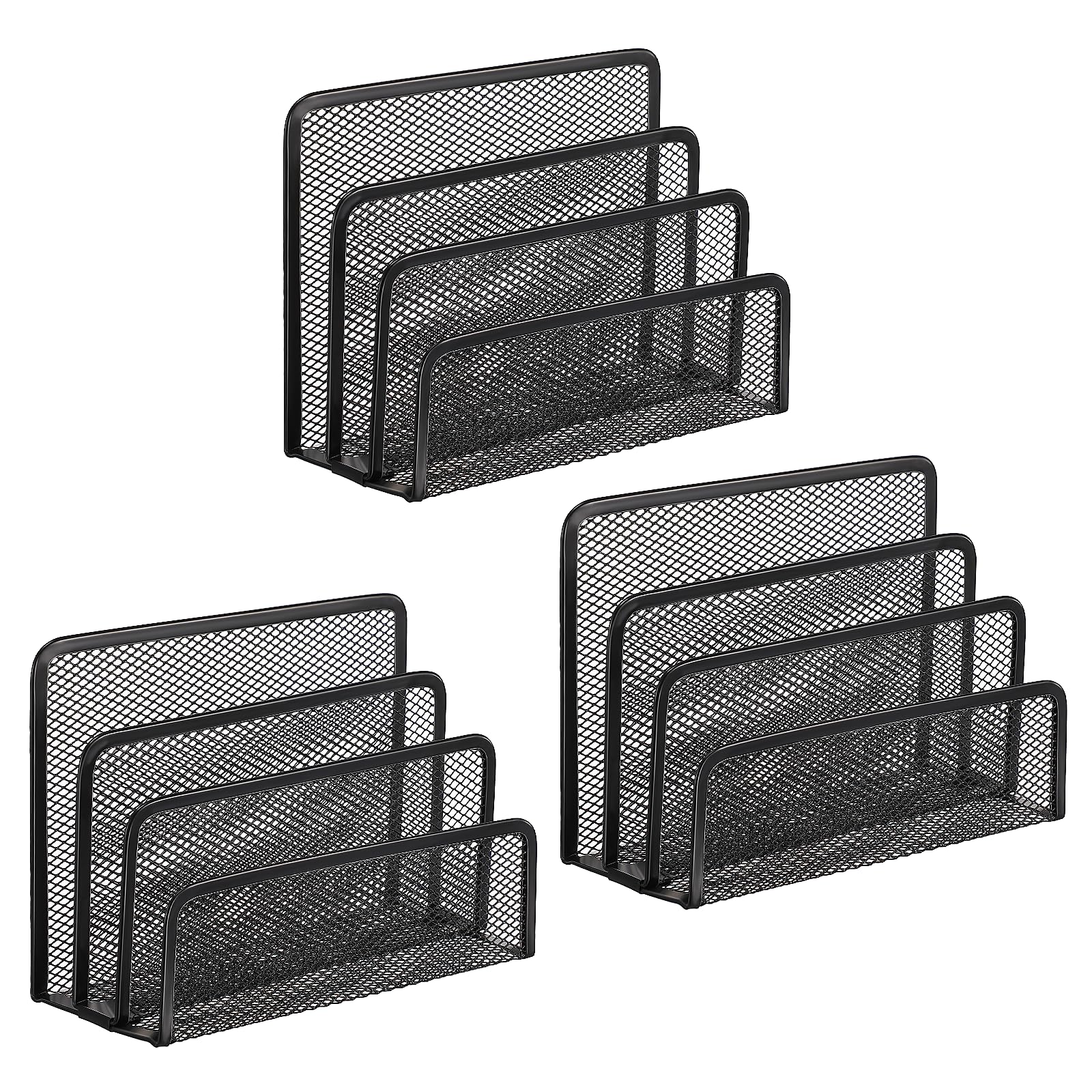 Snapklik.com : Kosiz 3 Pack Mail Organizer For Desk Small Desk Letter ...