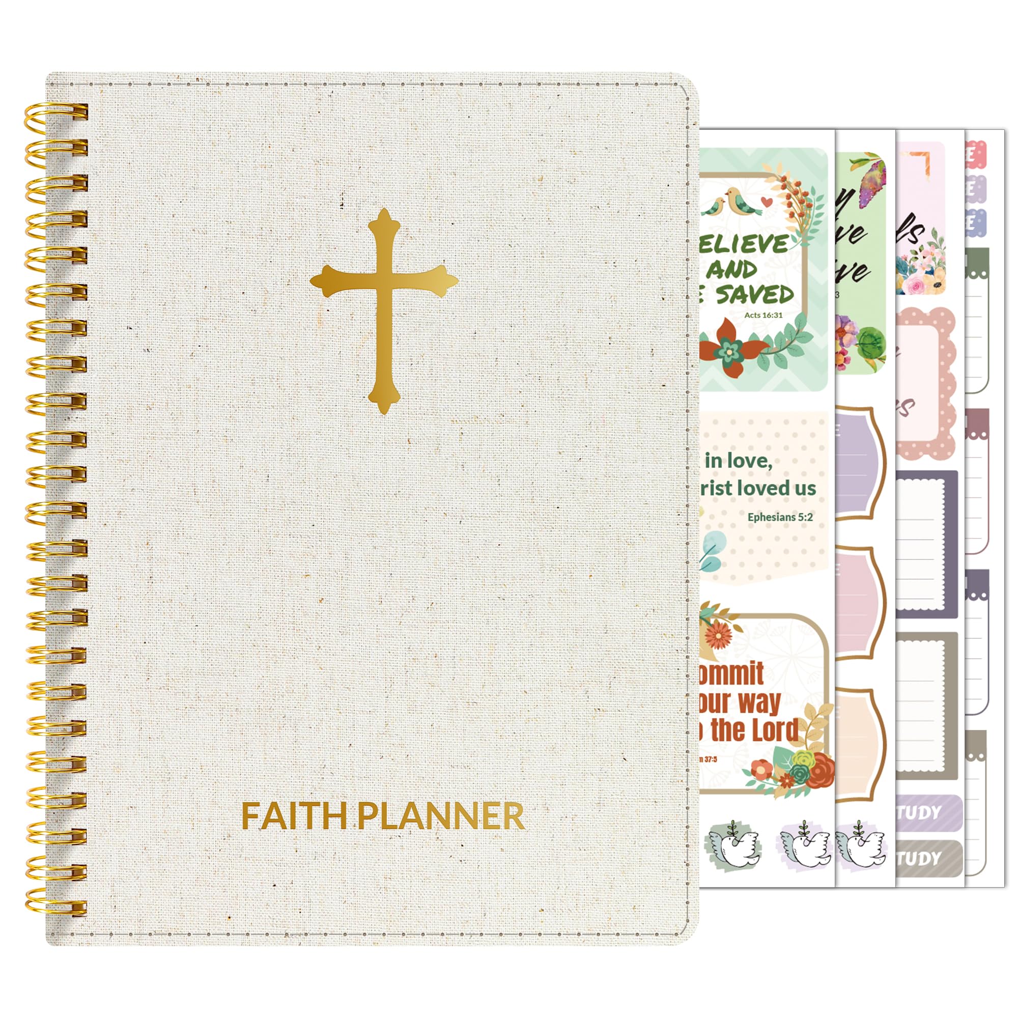 Snapklik.com : 2025 Christian Planner - 12 Month Bible Journal And ...