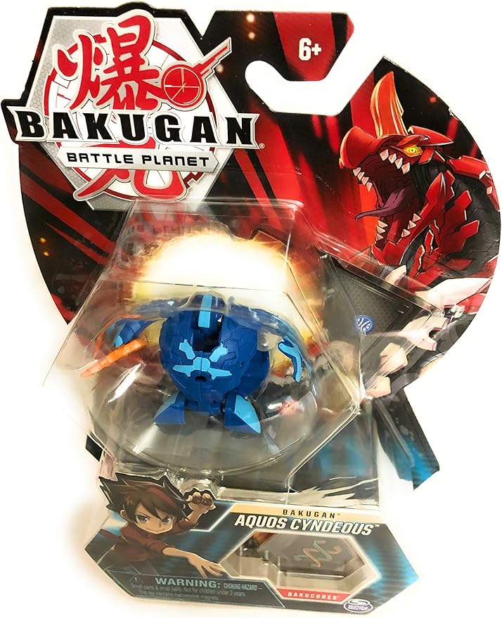 Bakugan, Aquos Cyndeous, 2" Tall Collectible Transforming Creature, for ...