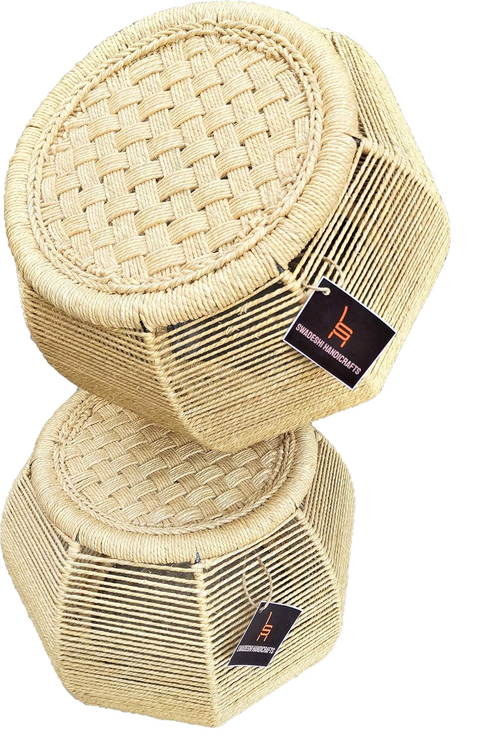 SWADESHI HANDICRAFTS Eco-Friendly Natural Bamboo Cane Grass Jute Rope ...