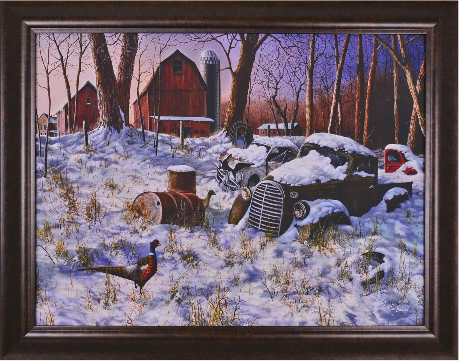 Amazon.com: Prime Source Jim Hansel Editions Winter Haven Framed ...