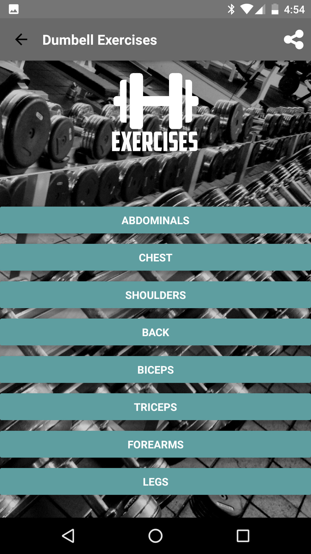 Dumbbell Exercises Pro - App on Amazon Appstore