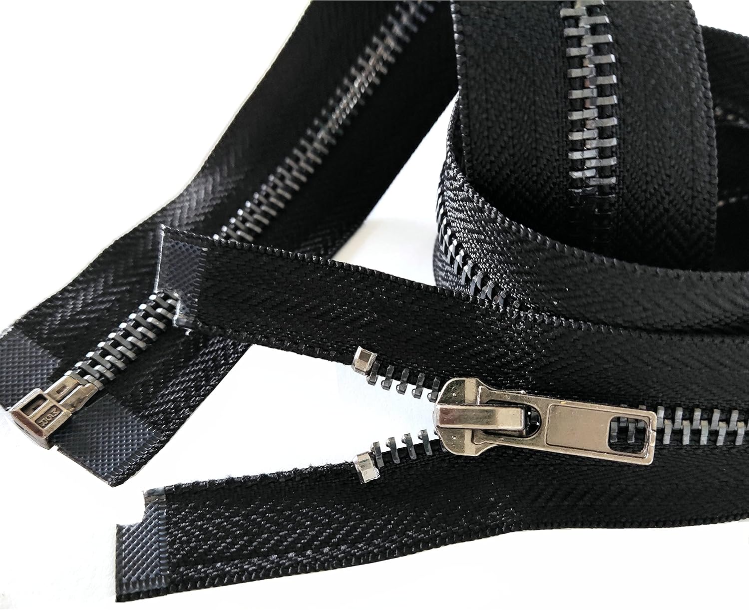 Leekayer Zippers #5 27 Inch Separating Jacket Zipper Black Nickel 68cm ...