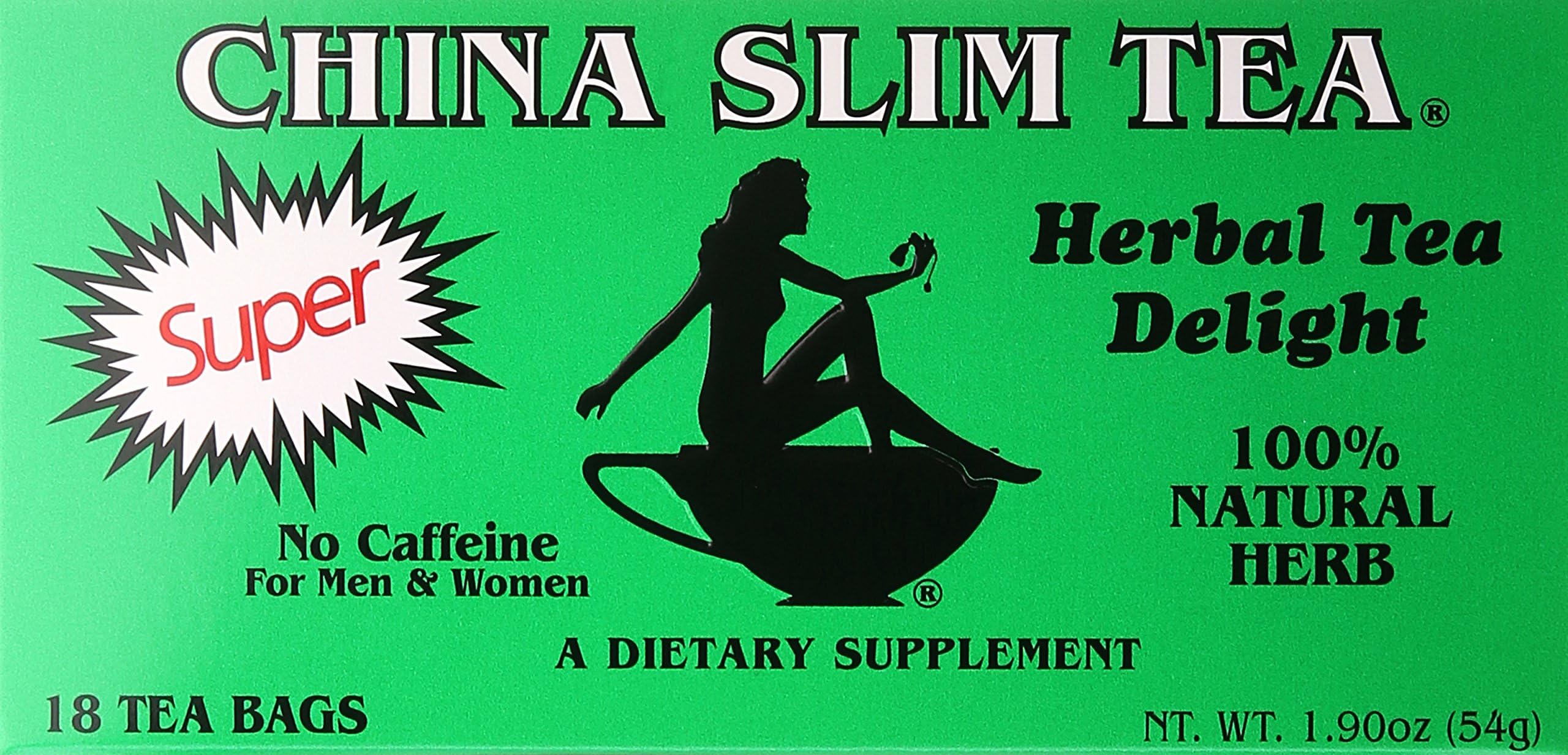 Amazon.com : China Slim Dieter's Tea Delight, Large 3.17oz/90g, 36 ...