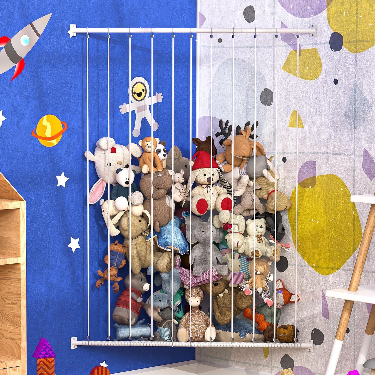 Amazon.com: Tdymzdw Stuffed Animal Storage Hammock or Net - Cute ...