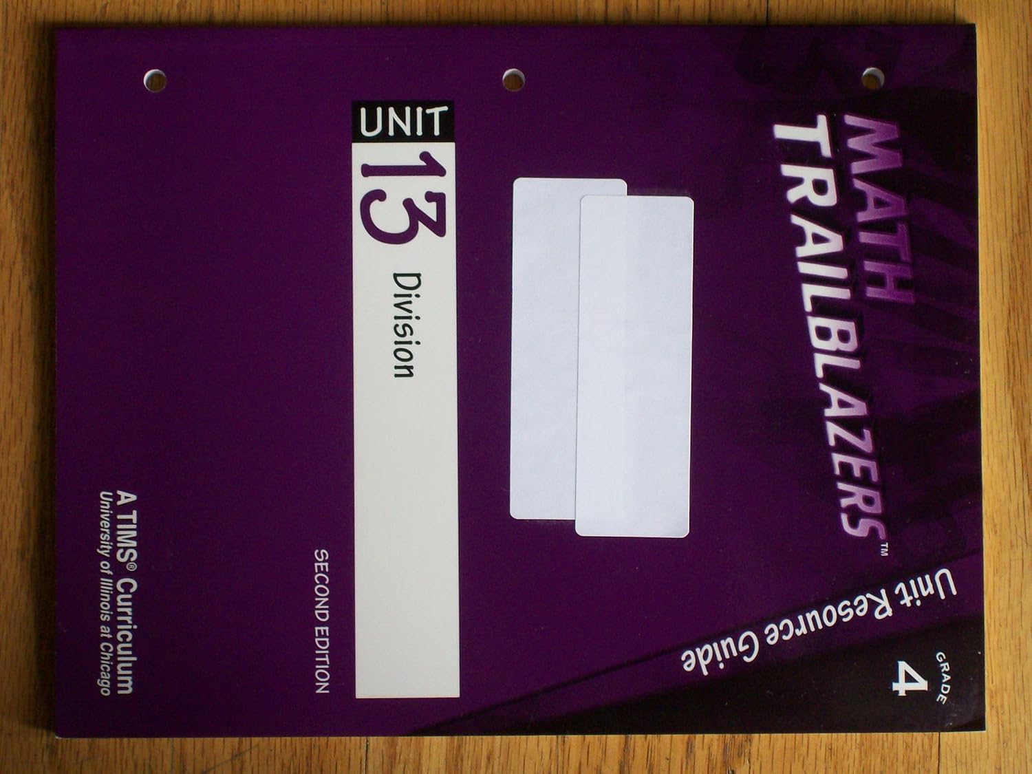 Amazon.com: Math Trailblazers - Grade 4, Unit 13 Resource Guide ...