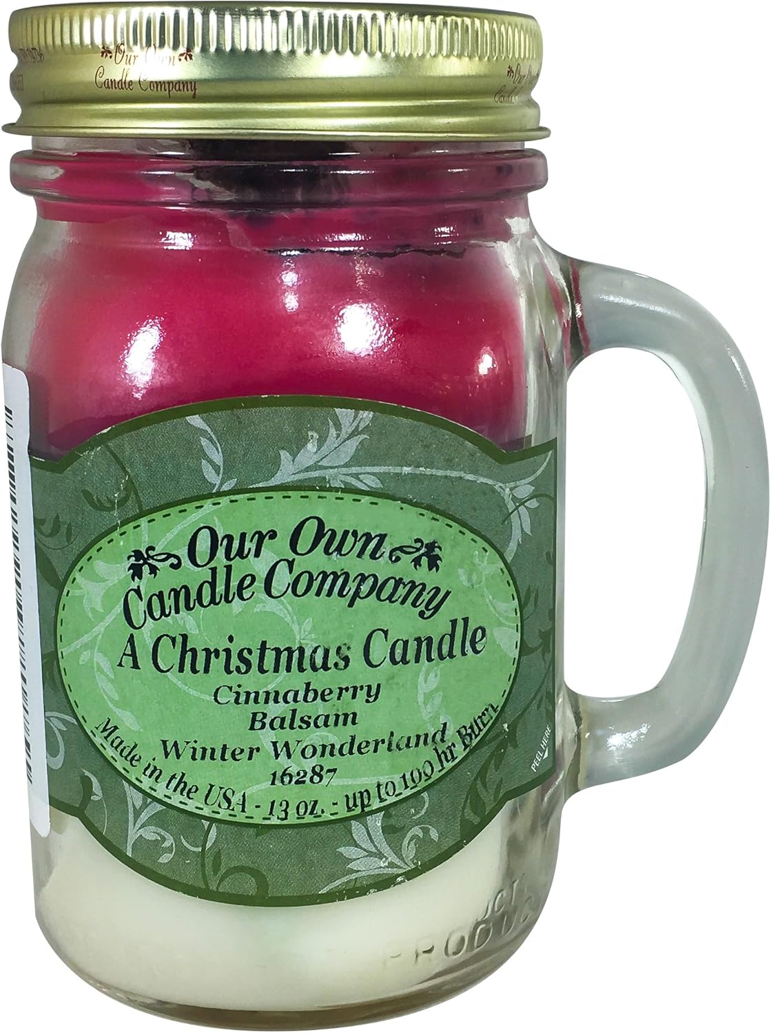 Amazon.com: Our Own Candle Company Christmas Triple - Cinnaberry ...