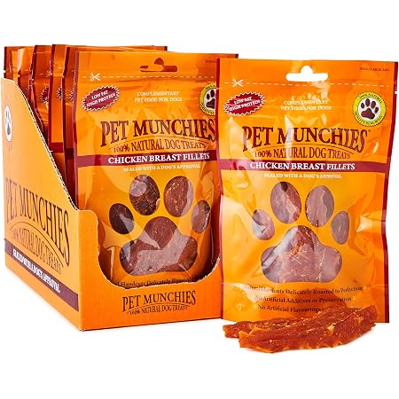 Pet Munchies Chicken Breast Fillets Dog Treats, Premium Dog Chews with ...