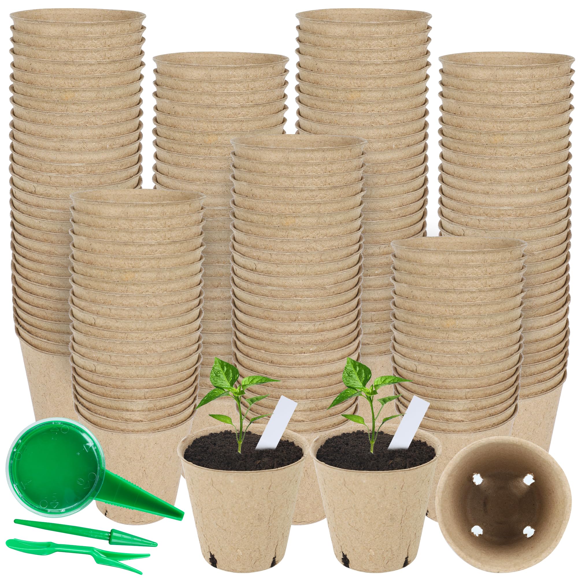 Amazon.com: 120 Pack Peat Pots Plant Starters for Seedling Seed Starter ...