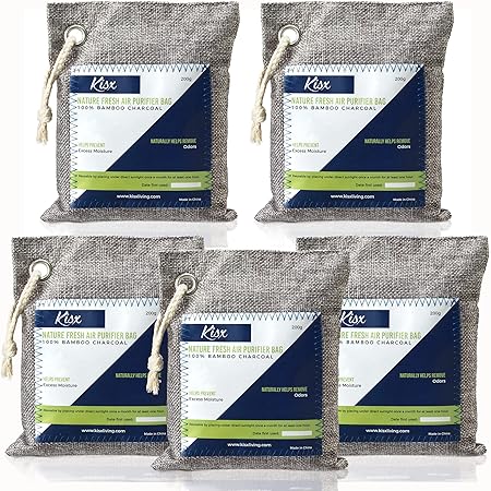 Amazon.com: Activated Bamboo Charcoal Air Purifying Bags Odor Absorber ...