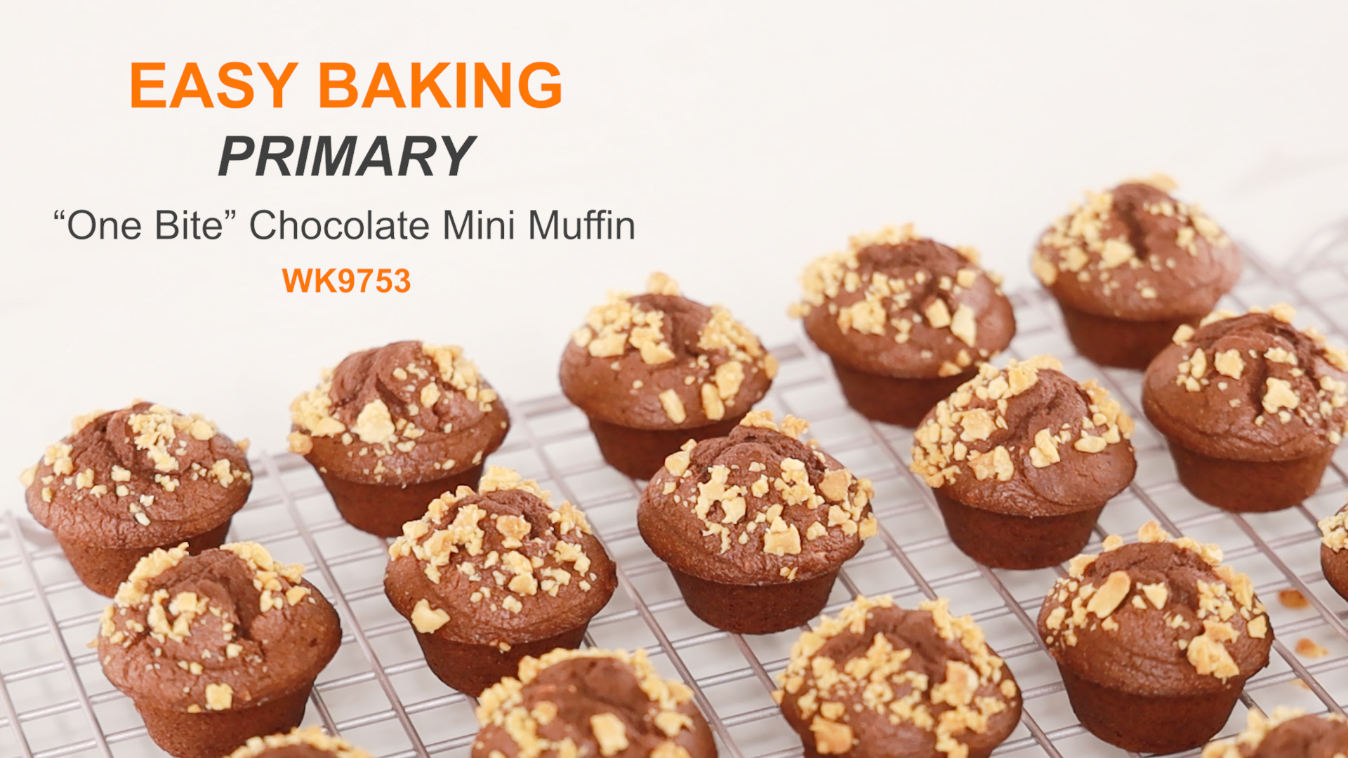 Watch How To Make "One Bite" Chocolate Mini Muffin ﹙WK9753﹚ on Amazon Live