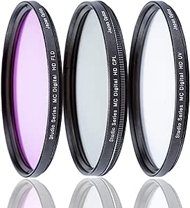 Amazon.com : Ultimaxx 3 Piece Professional Filter Kit for DSLR/SLR ...