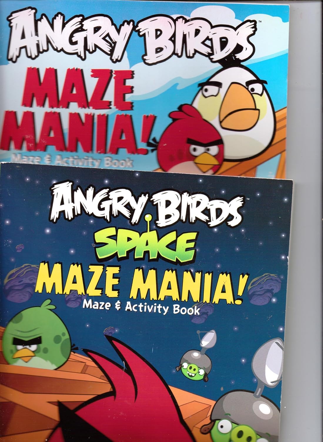 Angry Birds Maze Mania & Space Maze Mania Activity Books 2-Pack: Amazon ...