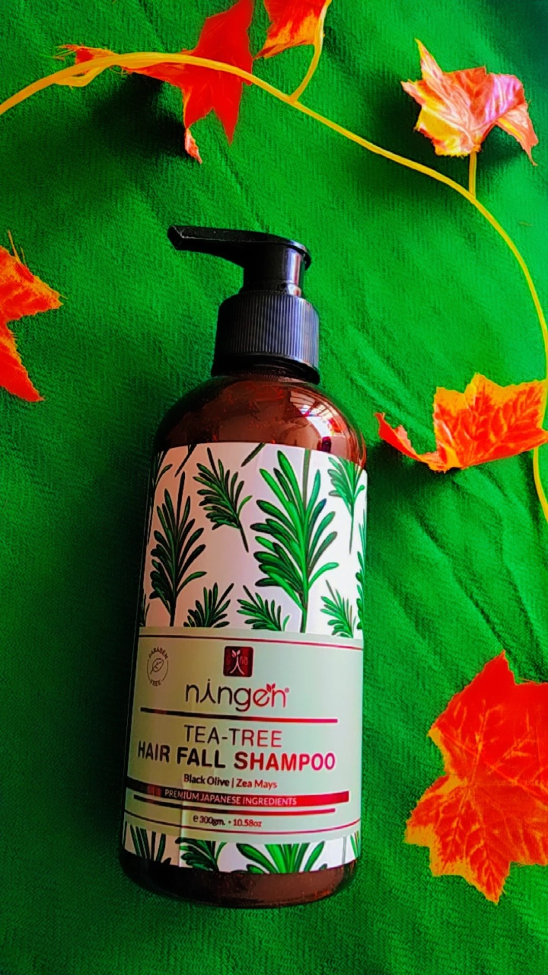 Buy Ningen Teatree Anti Hair Fall Shampoo I Infused with Black Olive ...
