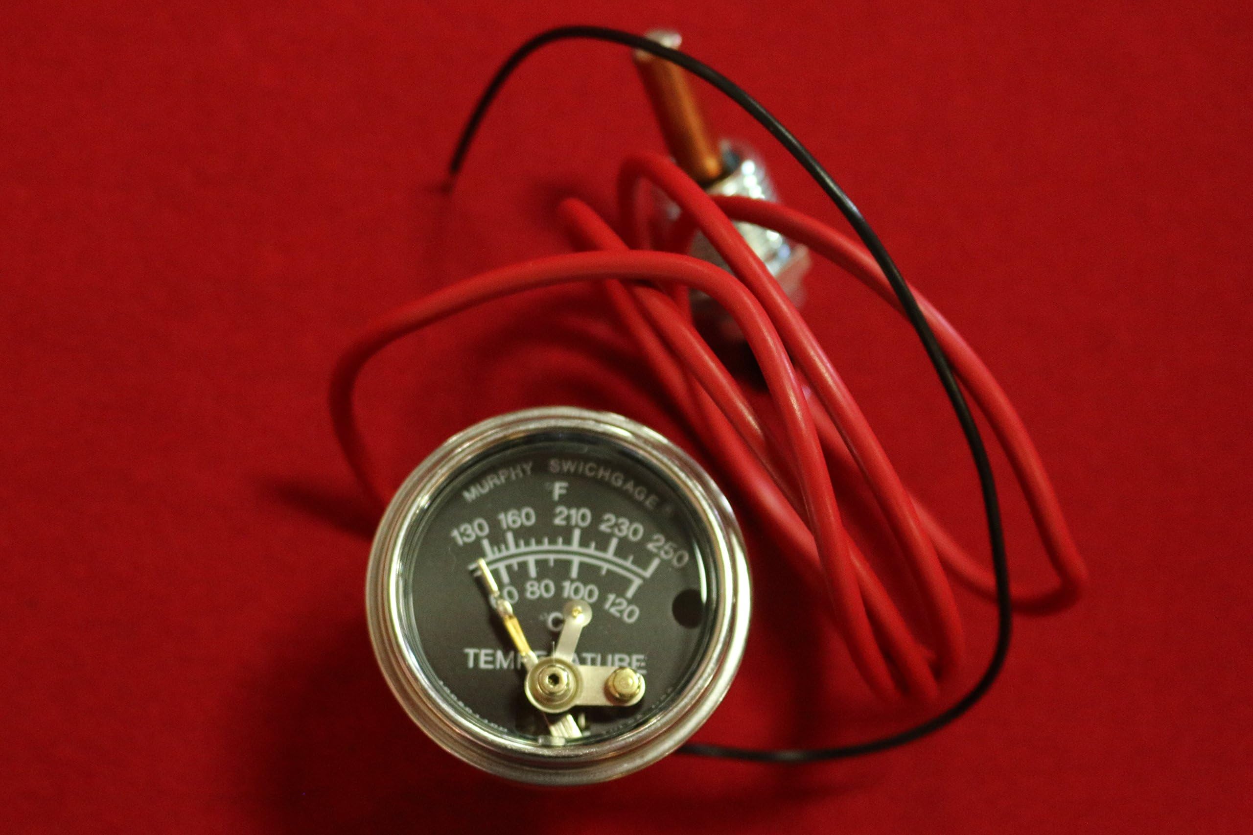 FW Murphy Temperature Gauge 2 20T Series (20T-250-6-1/2 6FT Capillary ...
