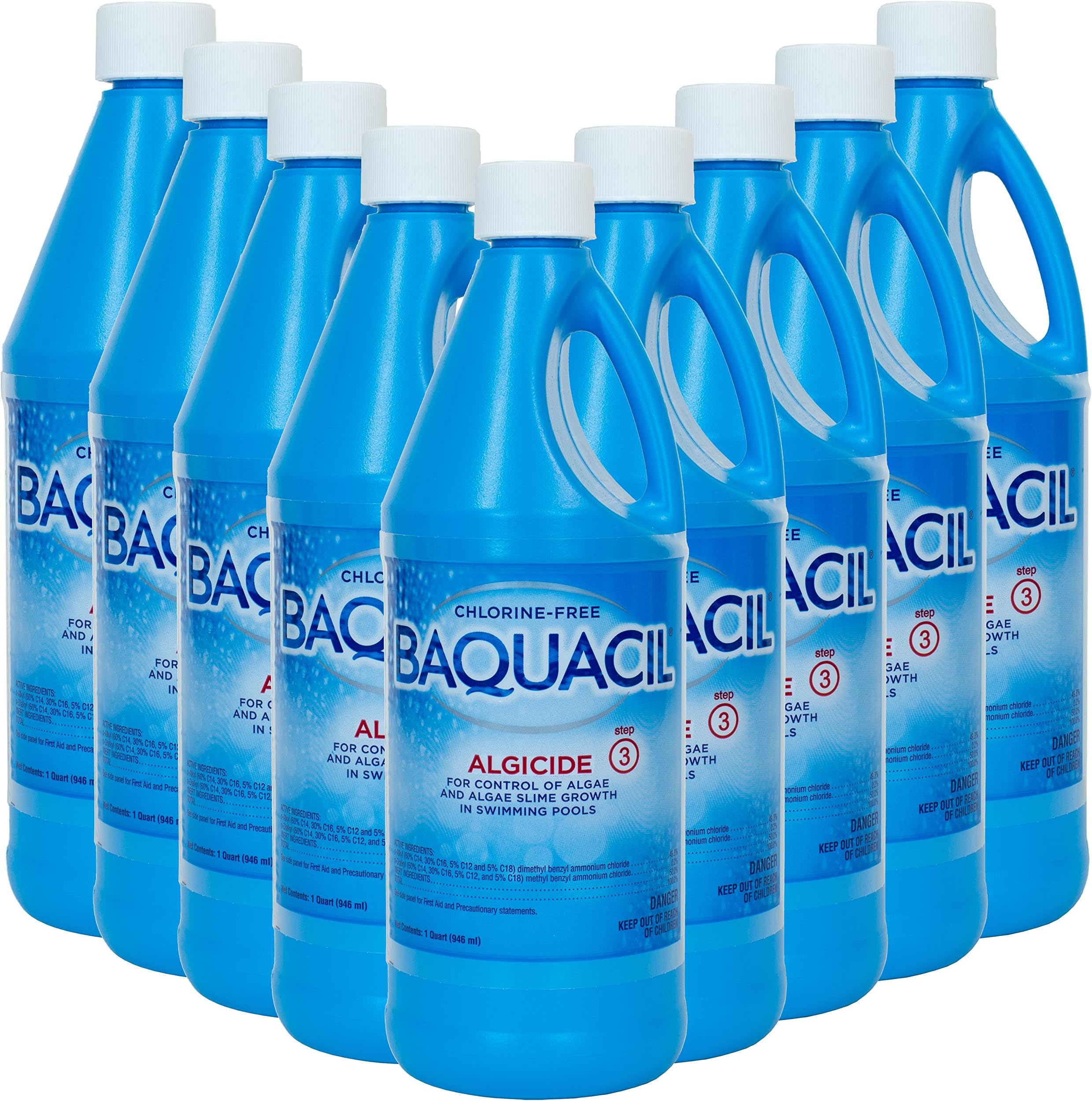 Amazon.com : Baquacil Algicide (1 qt) (9 Pack) : Patio, Lawn & Garden