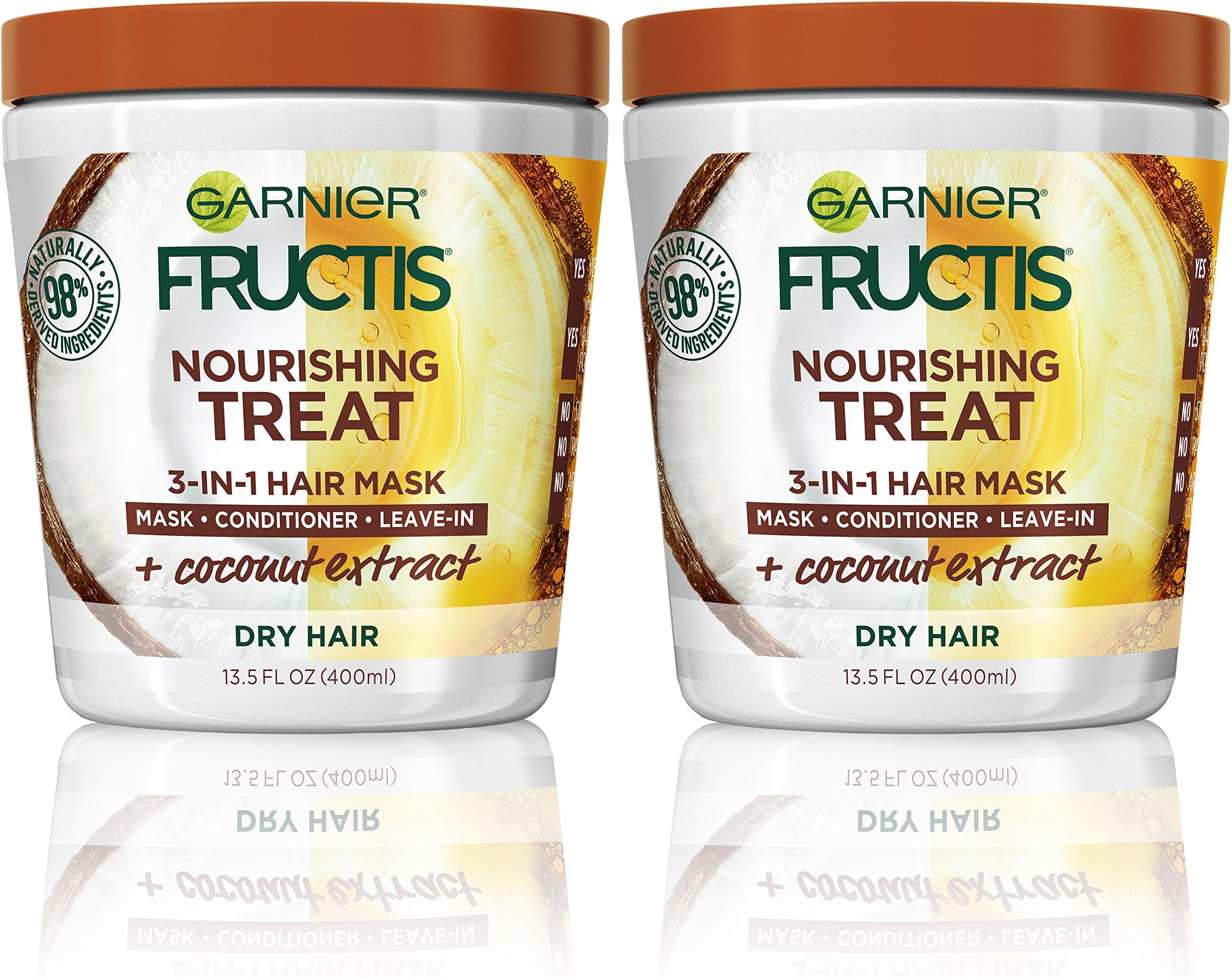 Amazon.com: Garnier Fructis Nourishing Treat 3-in-1 Hair Mask (Mask ...
