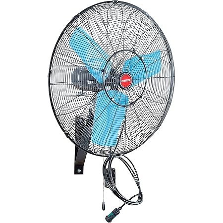 Amazon.com: Durafan 24" Indoor/Outdoor Large Oscillating Wall Mount Fan ...