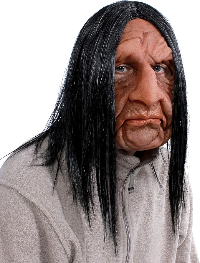 Amazon.com: Zagone Studios Men's Roadie Latex Cosplay Mask, Brown, one ...