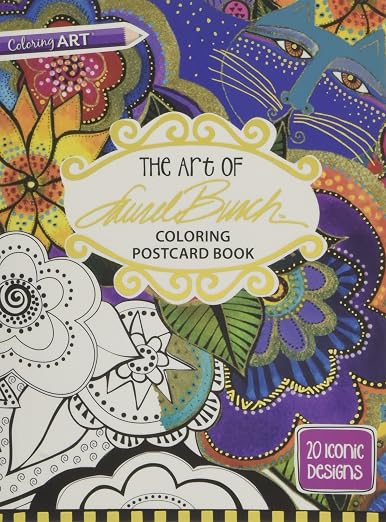 Amazon.com: The Art of Laurel Burch™ Coloring Postcard Book: 20 Iconic ...
