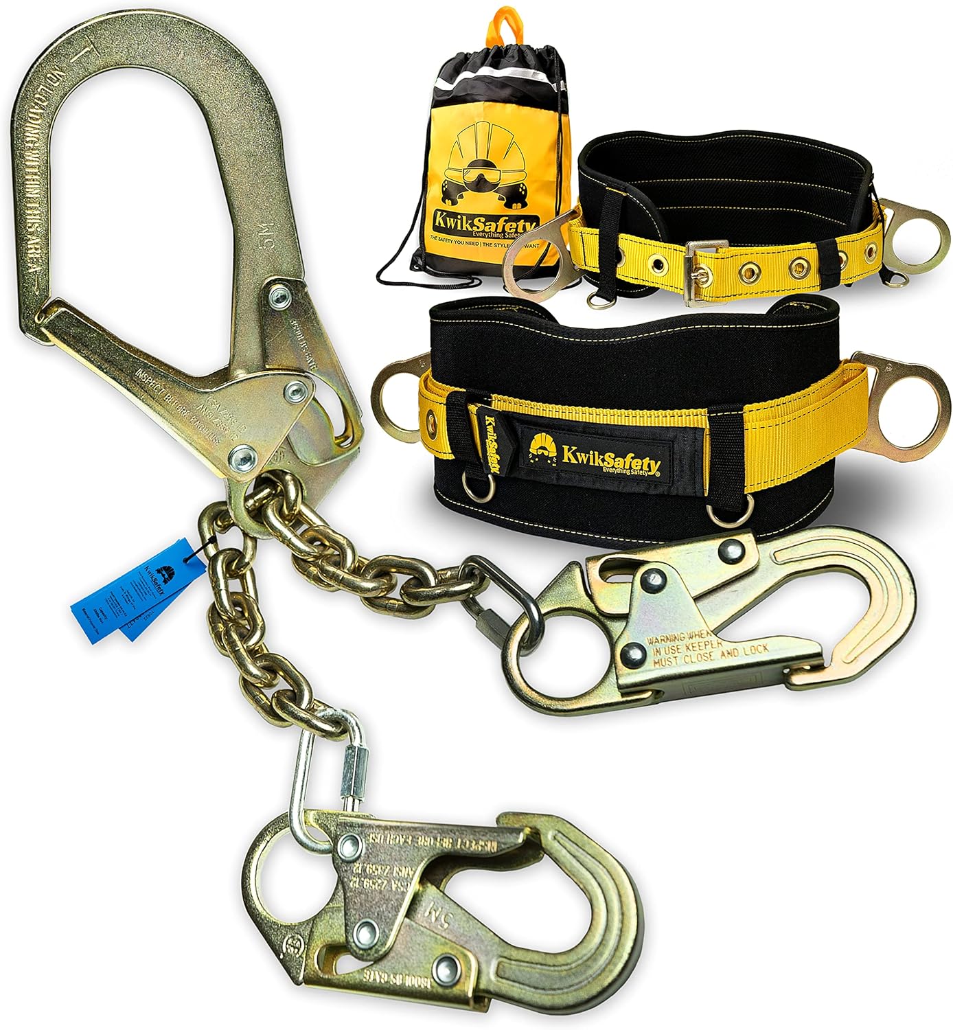 Amazon.com: KwikSafety REBAR Romeo Steel Positioning Lanyard + Beaver ...
