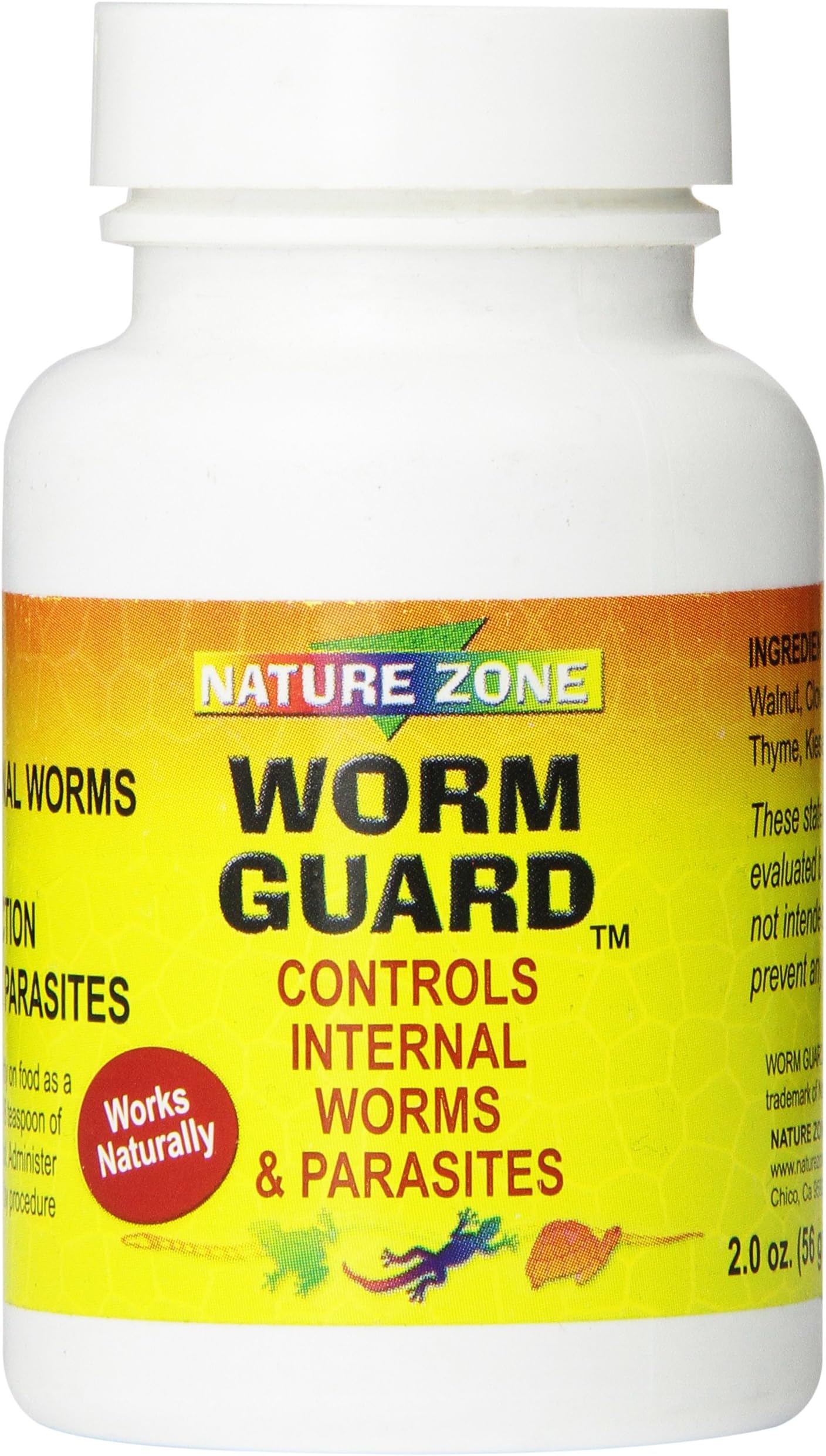 Amazon.com : Nature Zone SNZ59321 Reptile Worm Guard Powder, 2-Ounce ...