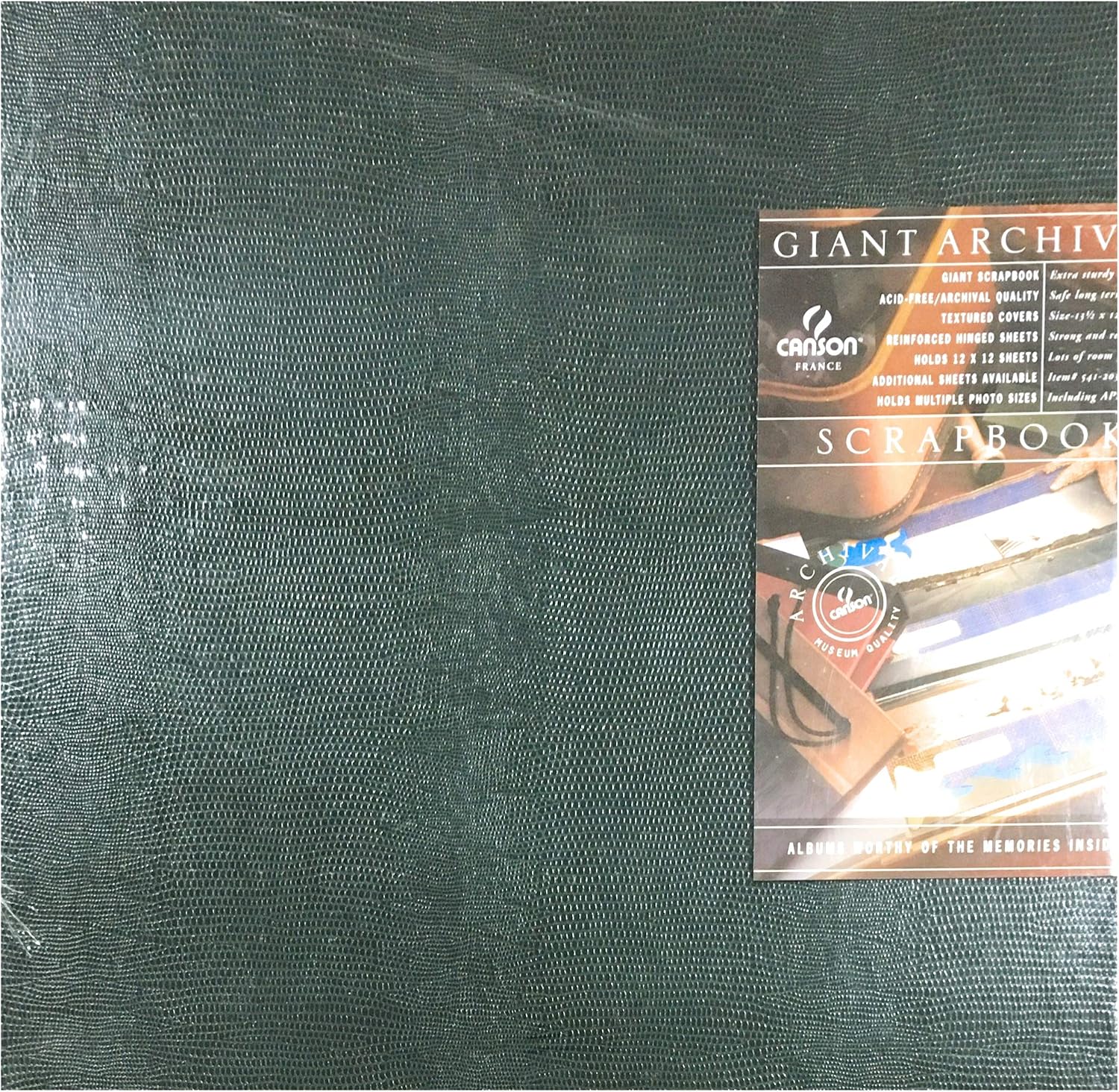 Amazon.com: Canson Giant Archival Scrapbook Dark Green Post Binder