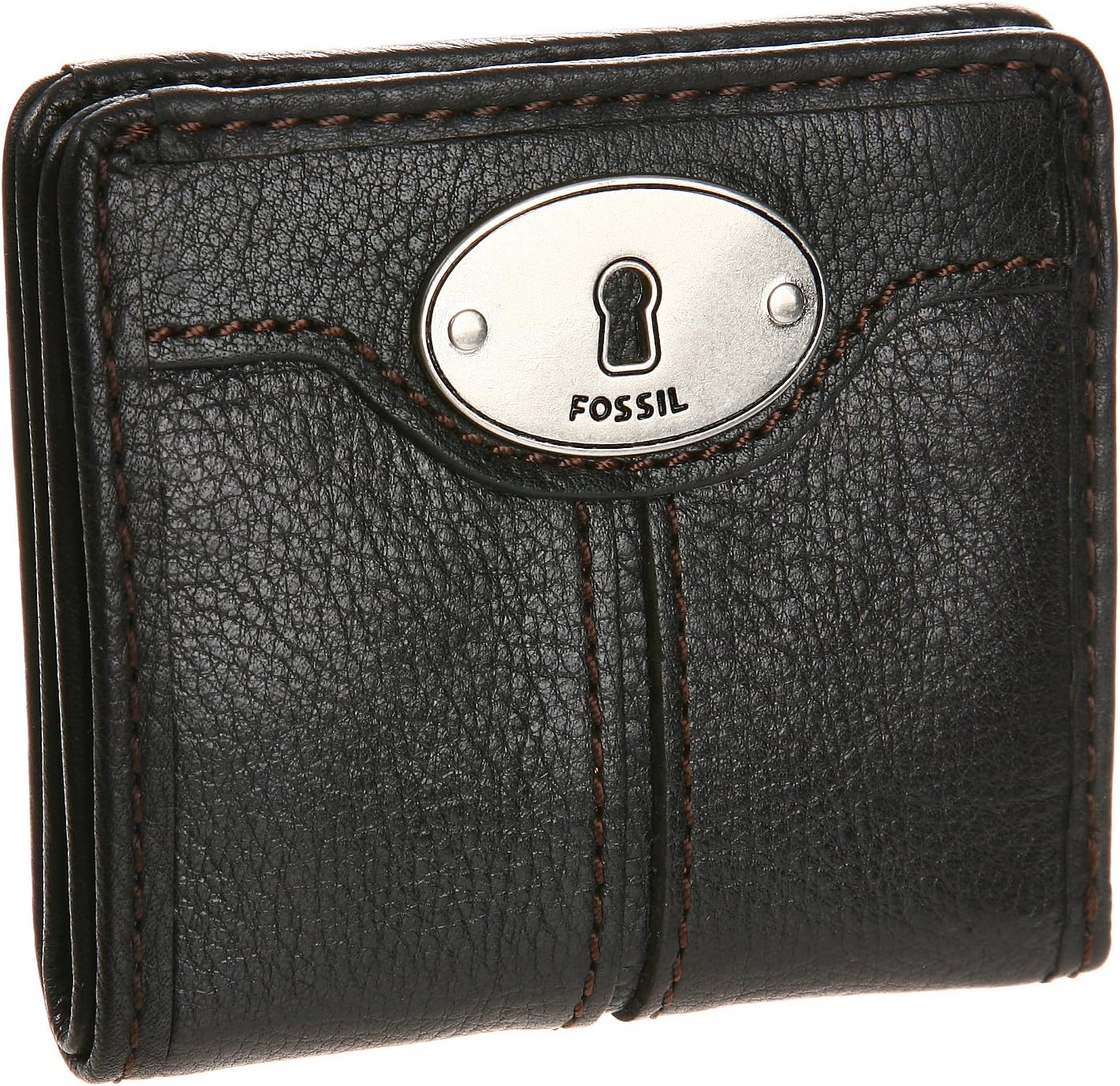 Amazon.com: Fossil Maddox Bifold Wallet,Black,One Size : Clothing ...