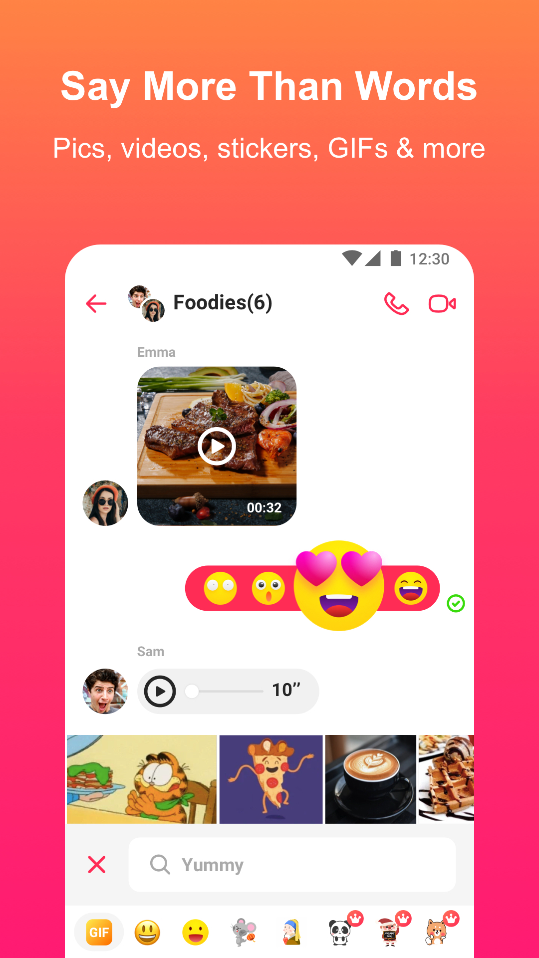 JusTalk - free video calls and fun video chat app - App on the Amazon ...