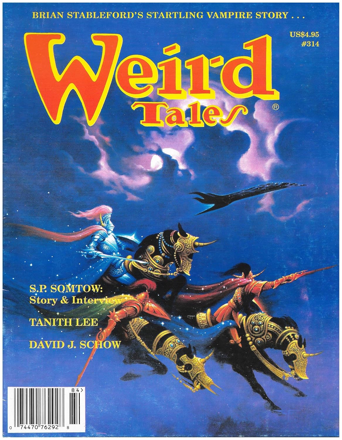 Weird Tales No. 314, Fall 1998 | Brian Stableford's Startling Vampire ...