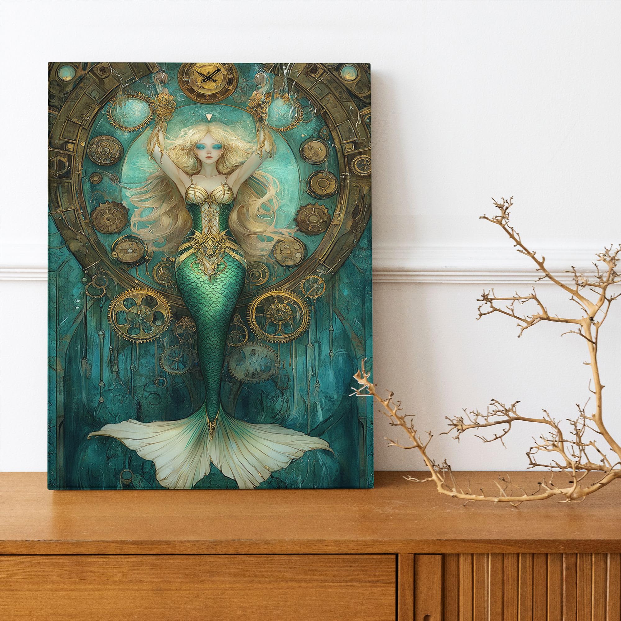 Steampunk Art Mermaids It Took Me Many Hours To “Paint” Steampunk