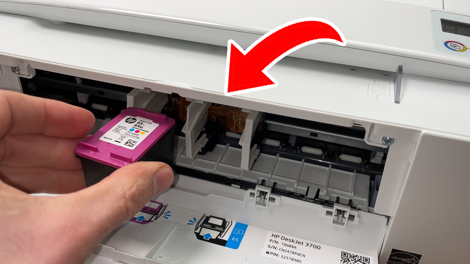 Watch HP 65 Black/Tri-color Ink Cartridges& How Install on Amazon Live