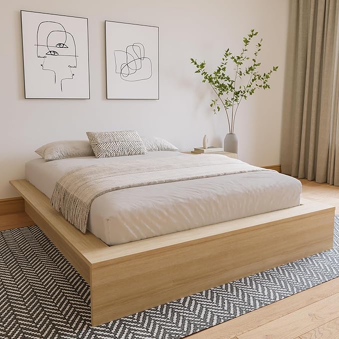 Nexera James Lit plateforme pour grand lit, beige : Amazon.ca: Épicerie et Cuisine gastronomique