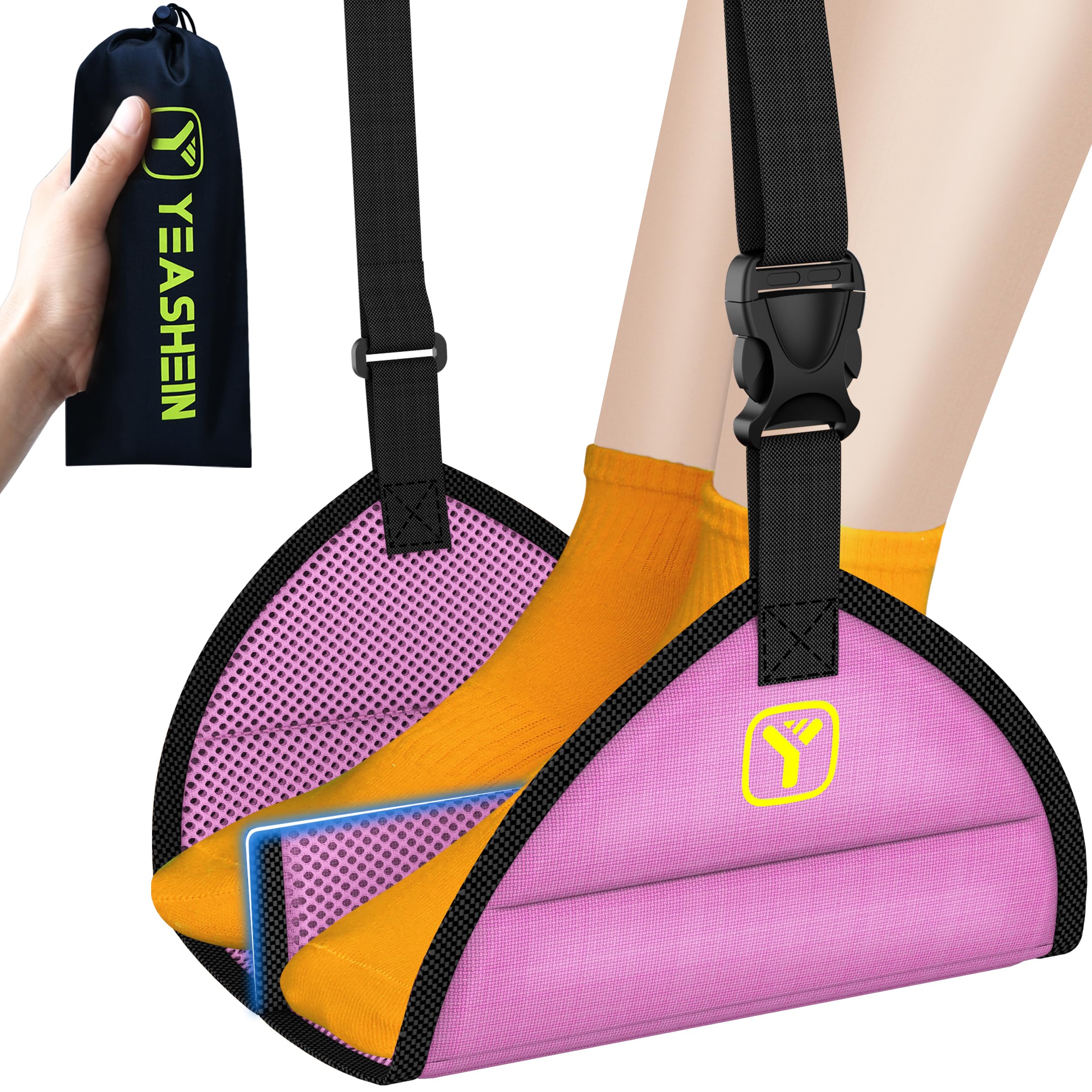 Snapklik.com : Portable Airplane Footrest - Relax Your Feet Foot Rest ...