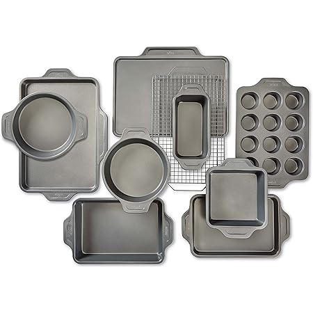 Amazon.com: Calphalon Nonstick Bakeware Set, 10-Piece Set Includes ...