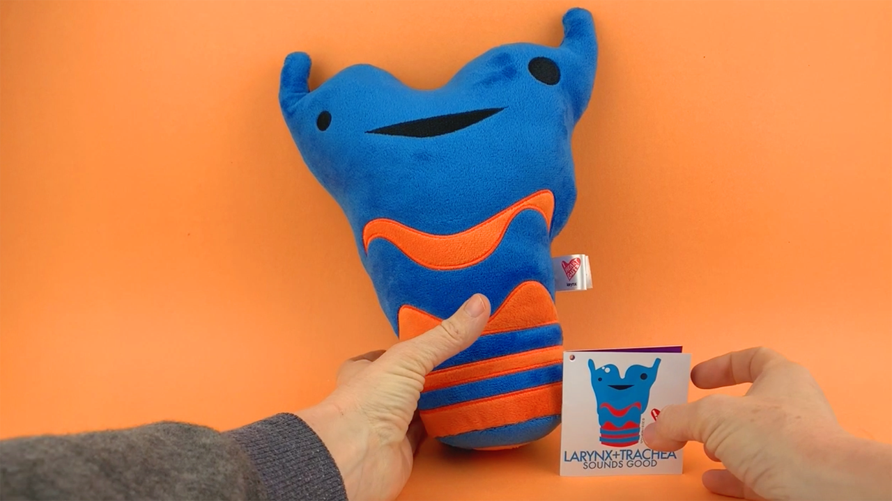 Watch Larynx and Trachea Stuffed Plush Toy by I Heart Guts on Amazon Live