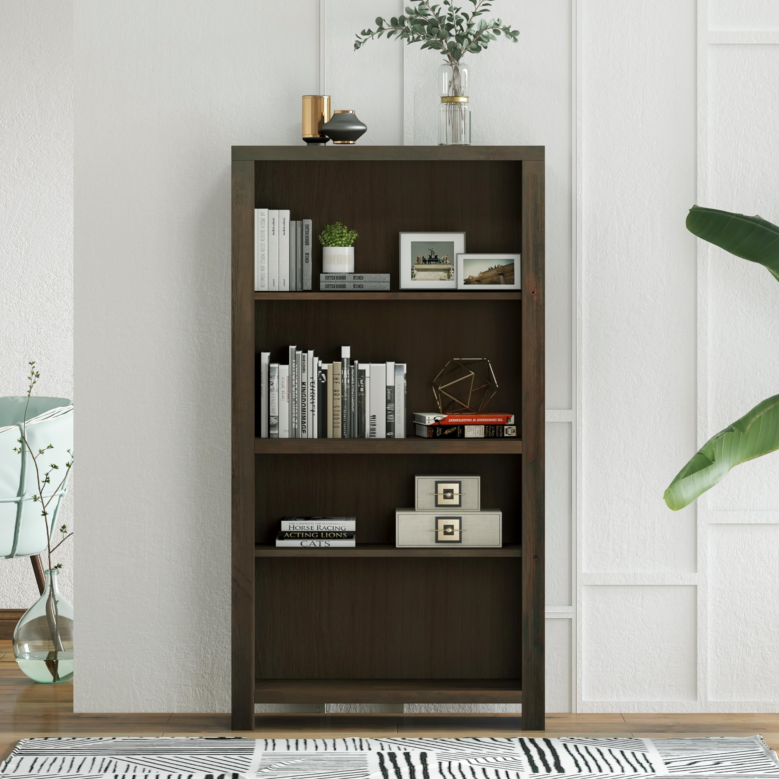 Home Creek Rustic Bookcase Hacienda Bookcase, Rustic Bookcase, Spanish